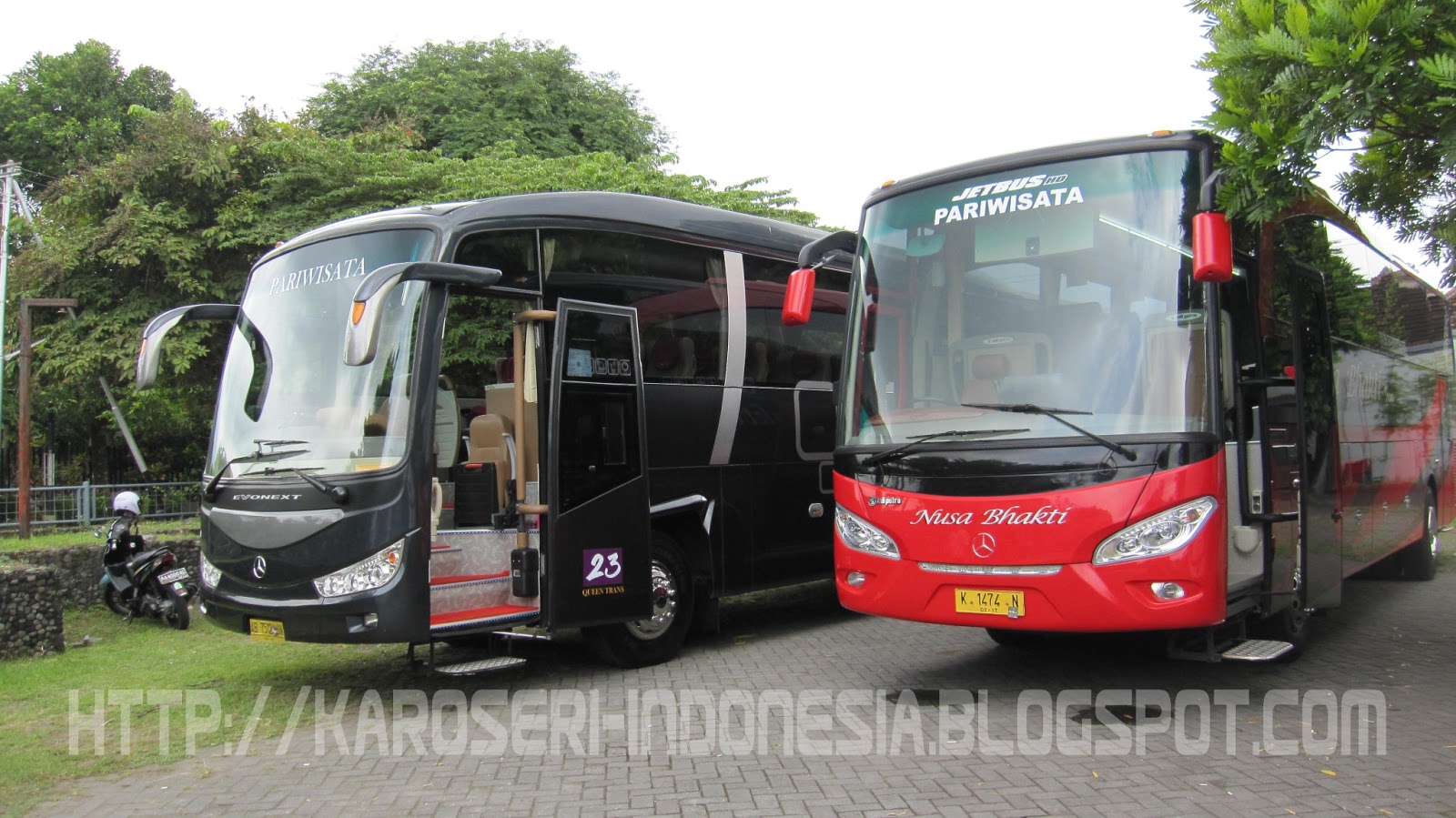 JETBUS HD (Adi Putro) VS EVONEXT (New Armada) | F-trans | Tourism Transport