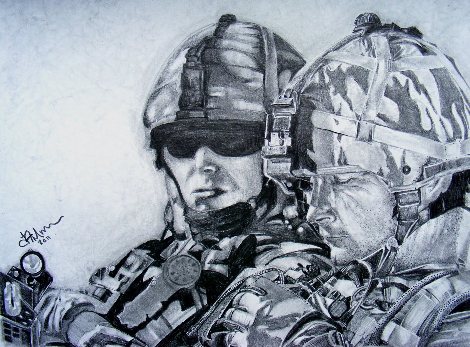 Drawings Of The British Armed Forces.: That's the second drawing ...