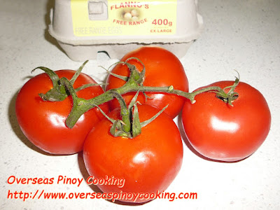 Ginisang Kamatis at Itlog