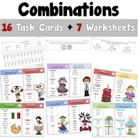 Combination Task Cards | Teacher's Take-Out