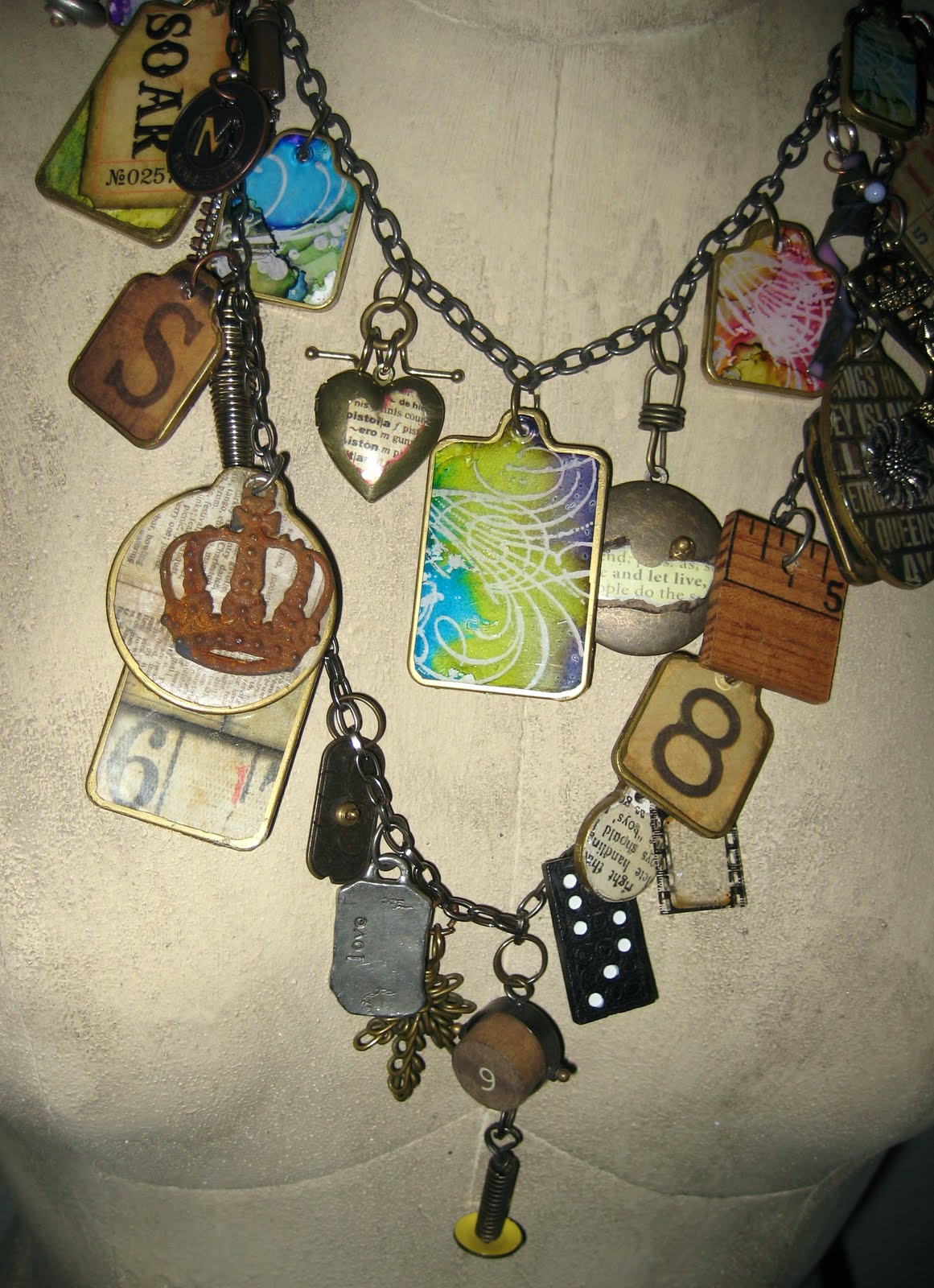 GOT ART?: Eclectic Charm Necklace Workshop (Tim Holtz-Inspired)