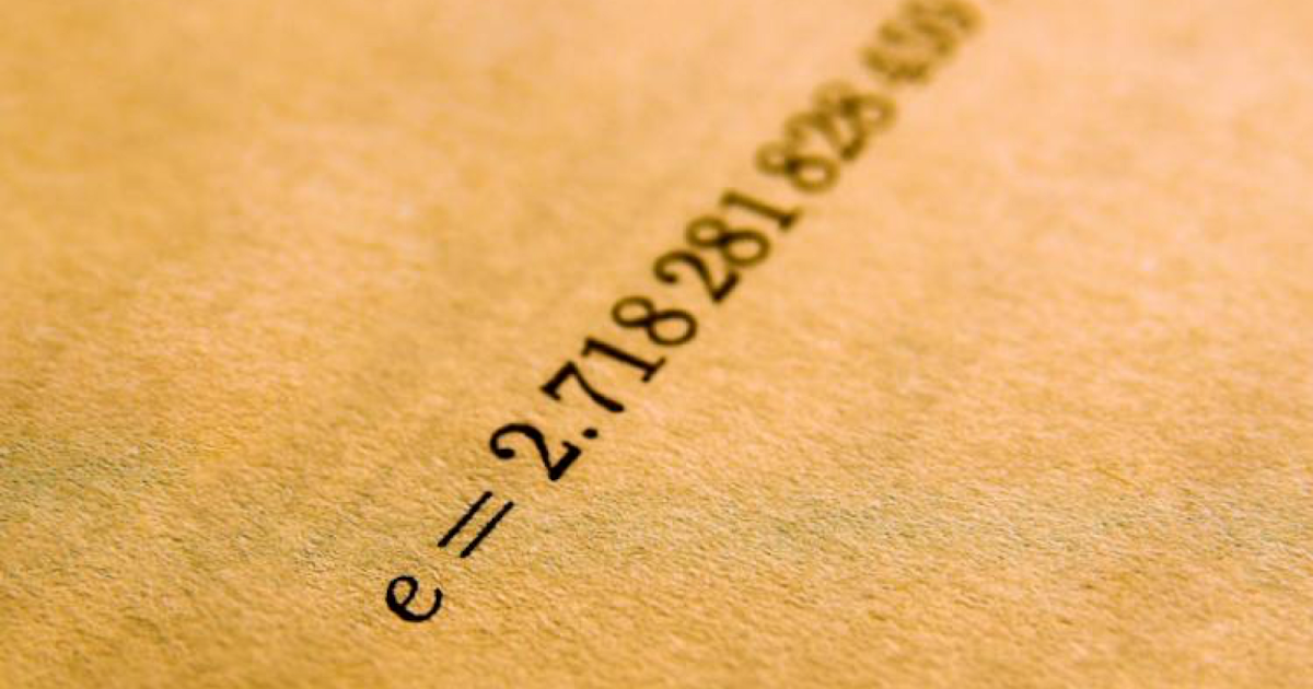 ගණිත ලෝකය : ඉයුලර්ගේ සංඛ්‍යාව - Euler's Number (e)
