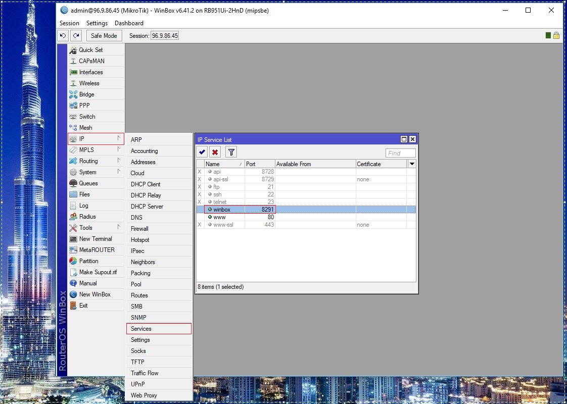 IT-Mikrotik: Allow to Remote Mikrotik via Winbox