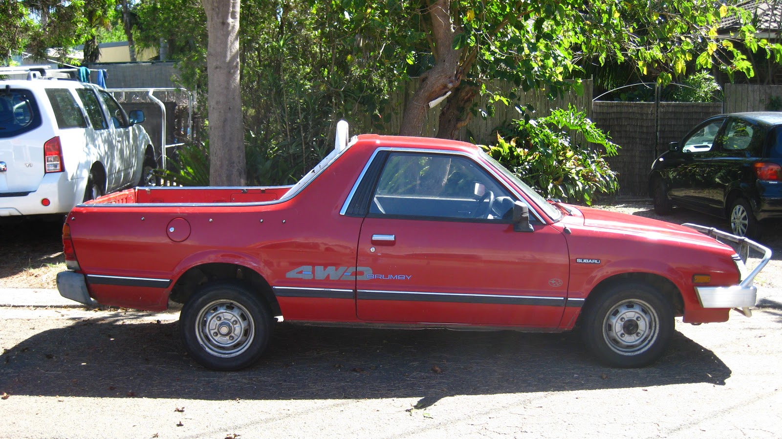 Aussie Old Parked Cars: 1992 Subaru GL Brumby 1800 4WD Ute