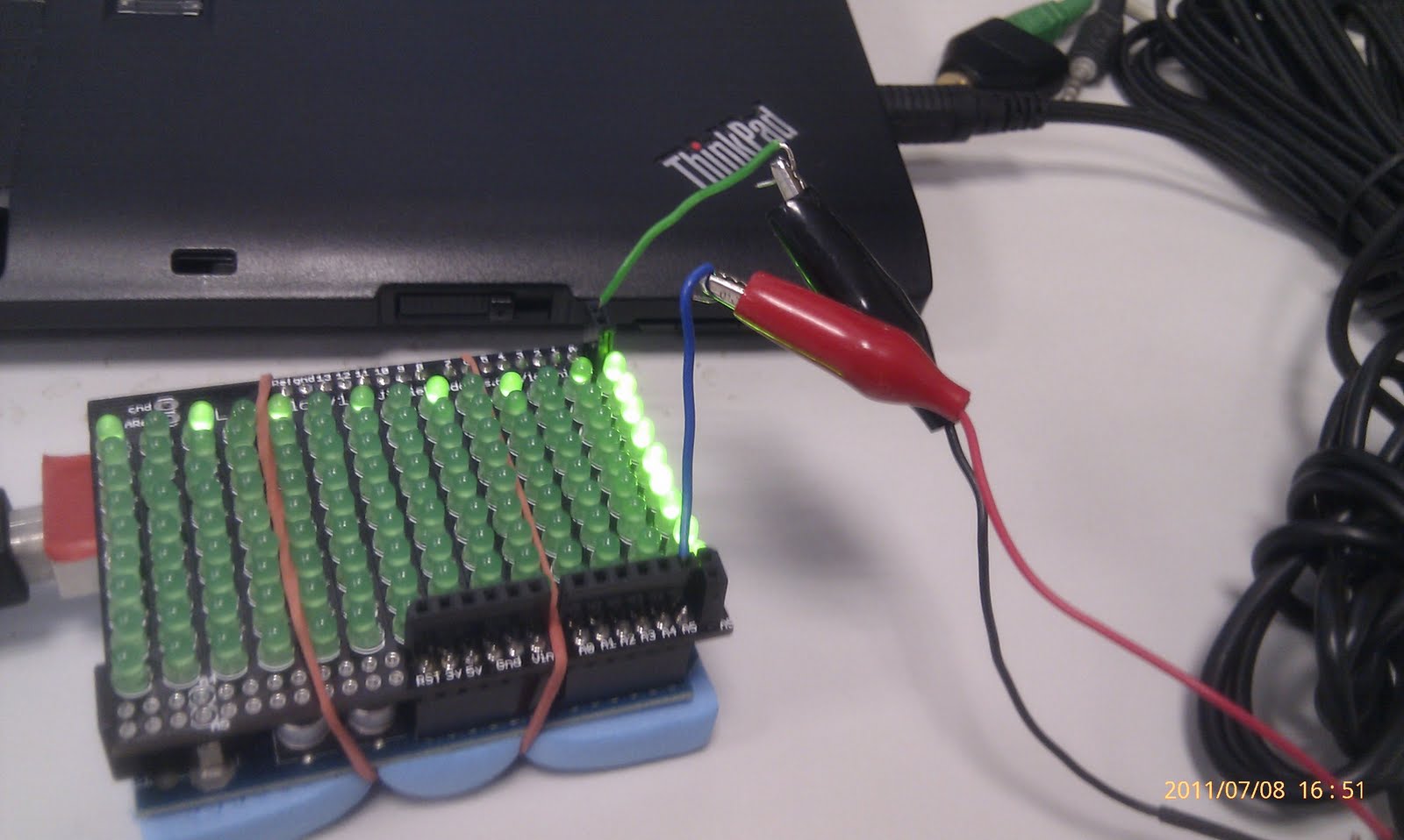Shinajaran Diy Arduino Vu Spectrum Analyzer