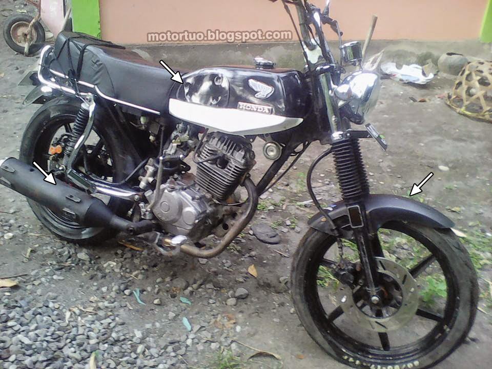 Modifikasi Honda GL 100 - Honda CB Wannabe Tak Sempurna | Motor Tuo