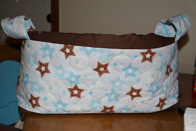 Kids Crocheting and Cupcakes: Thrifty Thursday~ DIY Diaper Caddy Tutorial