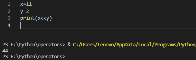Python bitwise operators - InstanceOfJava