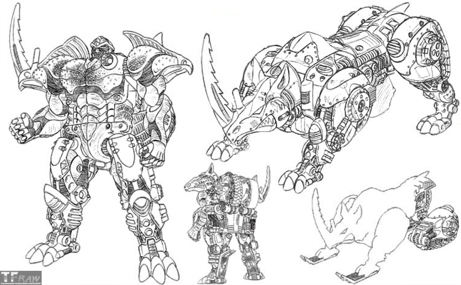 Beast Wars Character Designs
