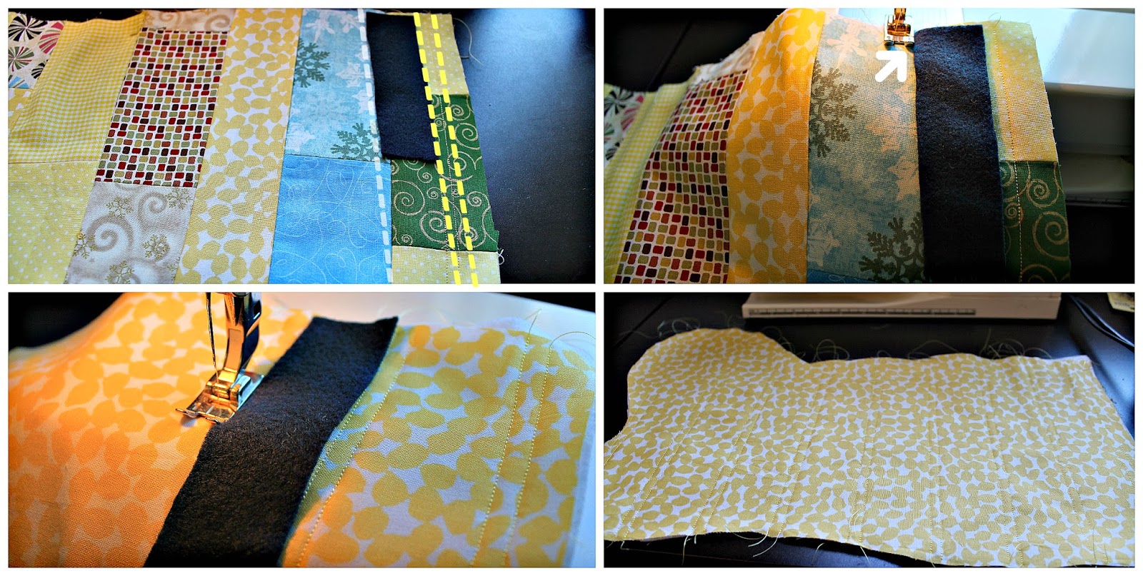 Easy Quilted Christmas Stockings