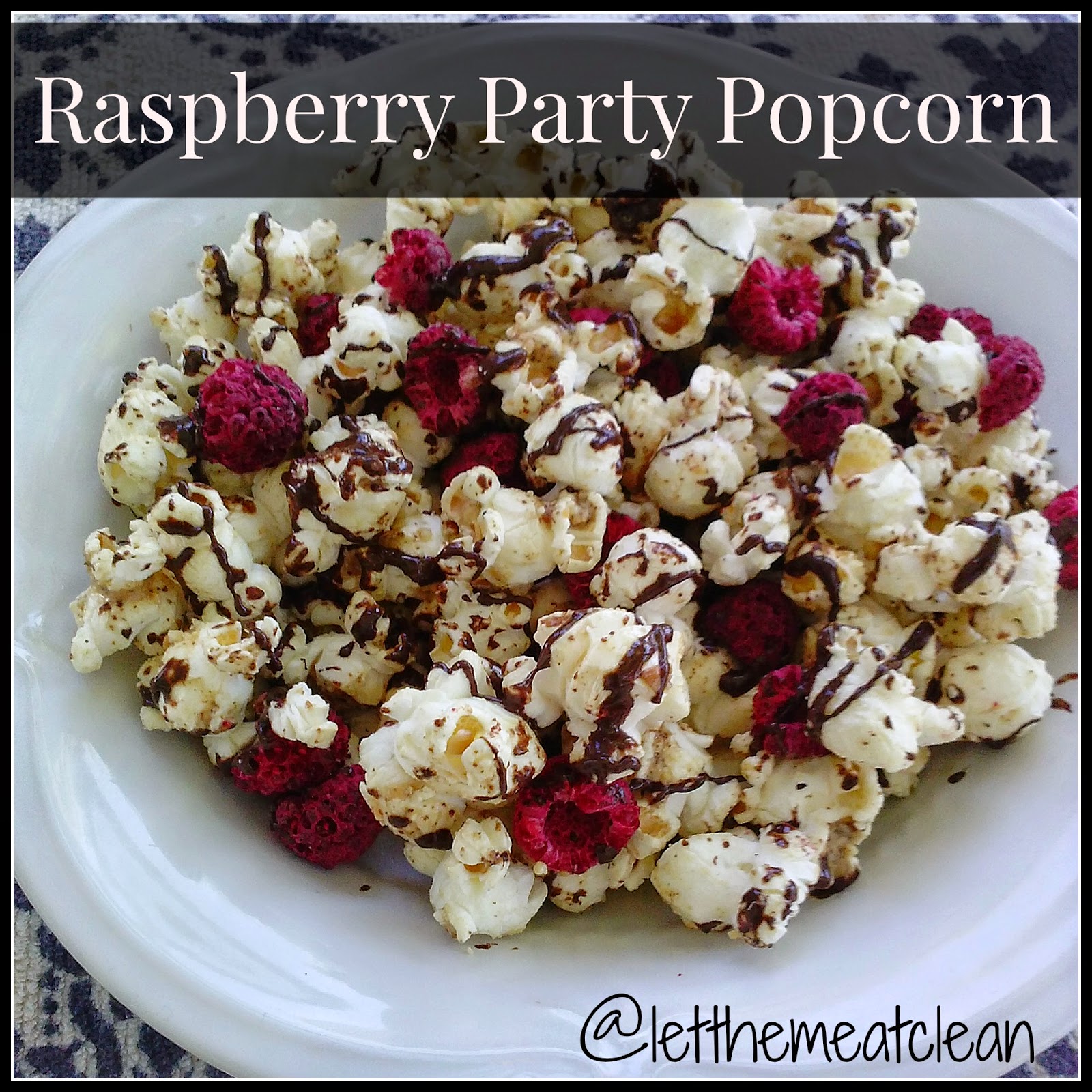 Let Them Eat Clean: Raspberry Party Popcorn
