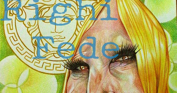Caricature: Caricature of Donatella Versace, hard pencils on paper, by ...