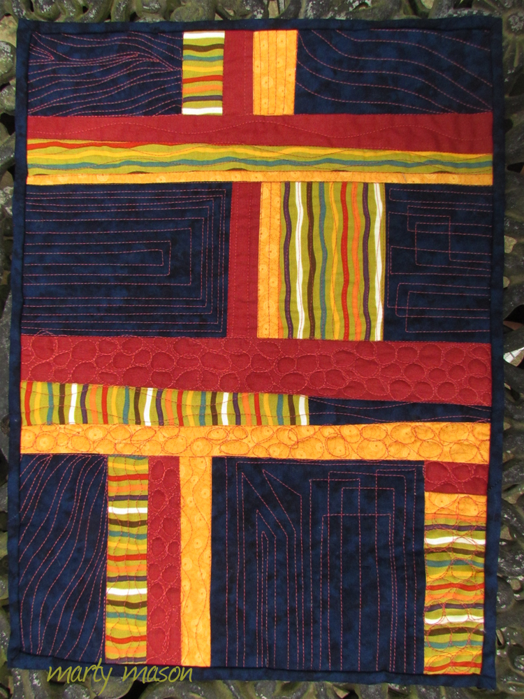Marty's Fiber Musings: "non-pattern" modern art quilt pattern