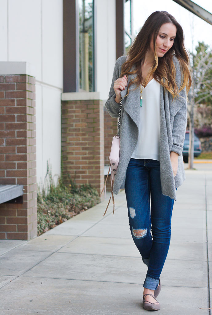 Cozy Draped Cardigan - Twenties Girl Style
