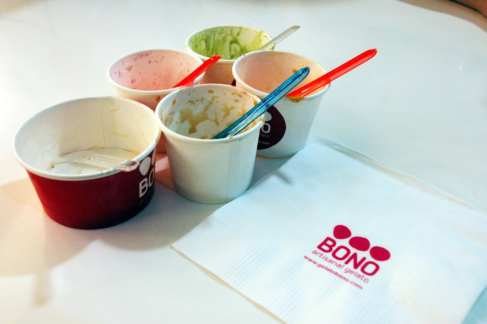 DUDE FOR FOOD: And Here's The Latest Scoop From Bono Artisanal Gelato...