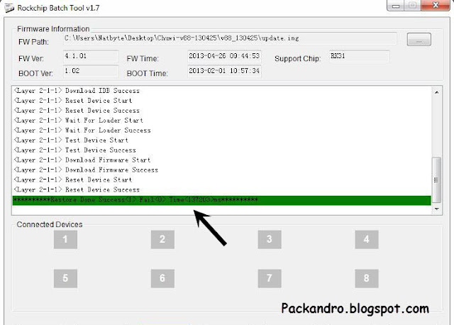 شرح برنامج RockChip Batch Tool لتفليش الأجهزة RockChip - انتقل الى الموقع packandro.com