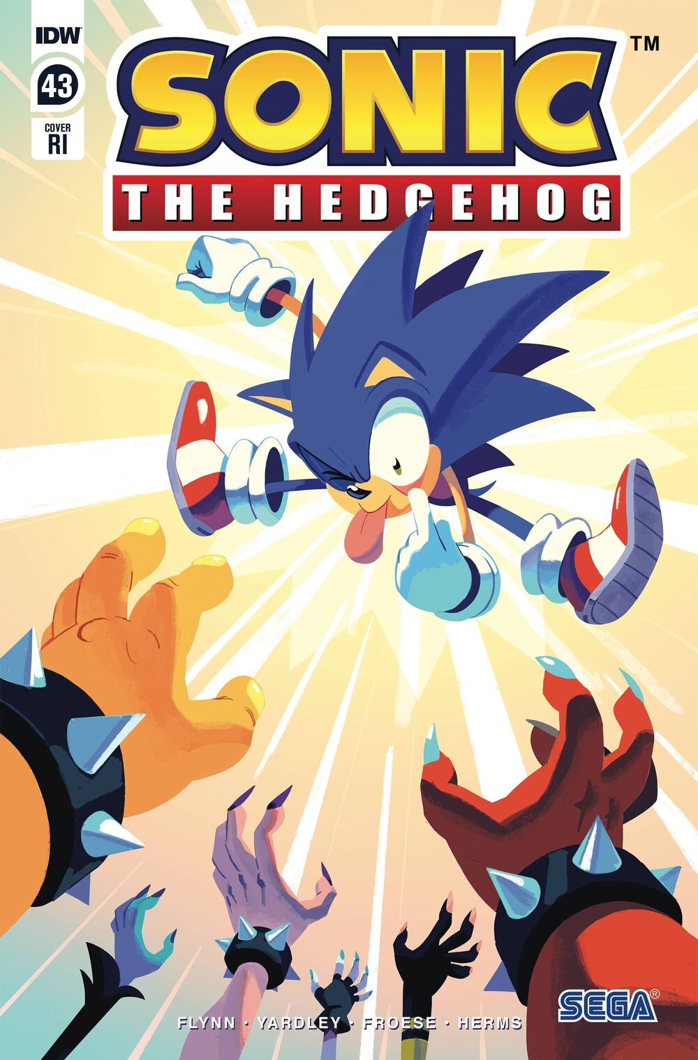 Hedgehogs Can't Swim: Sonic the Hedgehog (IDW): Issue 43