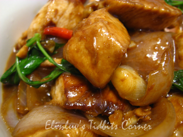 Elinluv's Tidbits Corner: Kung Po Chicken With Basil