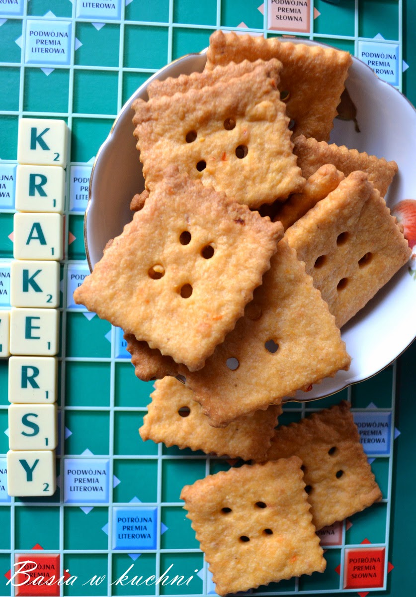 Basia w kuchni: Domowe krakersy - szybkie i proste w wykonaniu