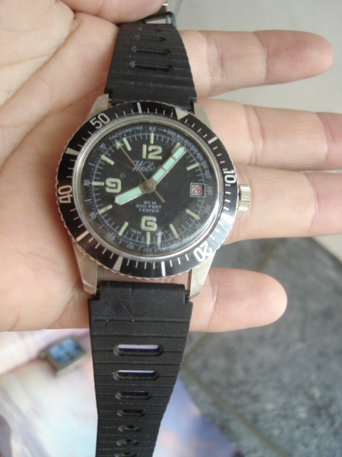 vintage watches: Webster diver watch RM250