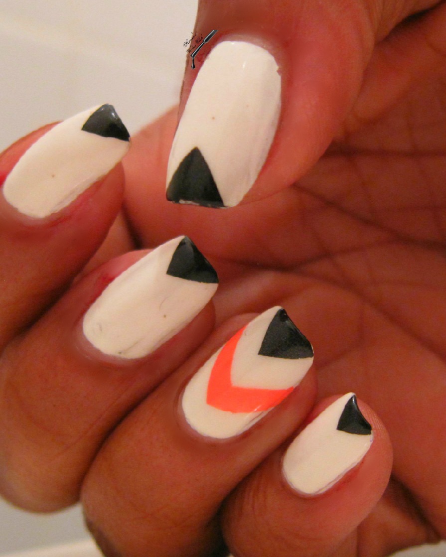 Karine’s Vernis Club: Chevron Nail Art