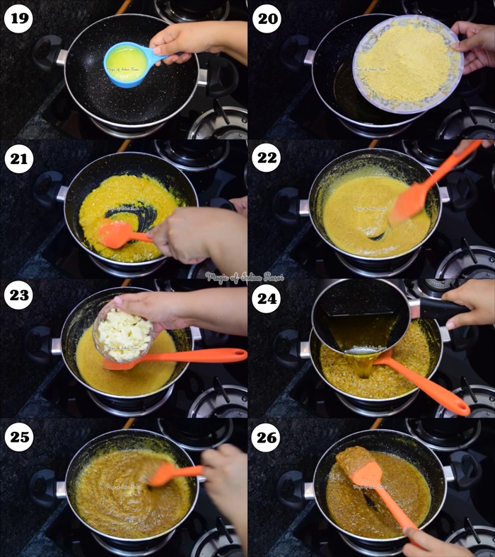 Loose Mohanthal - Besan Ka Halwa Recipe | Magic of Indian Rasoi