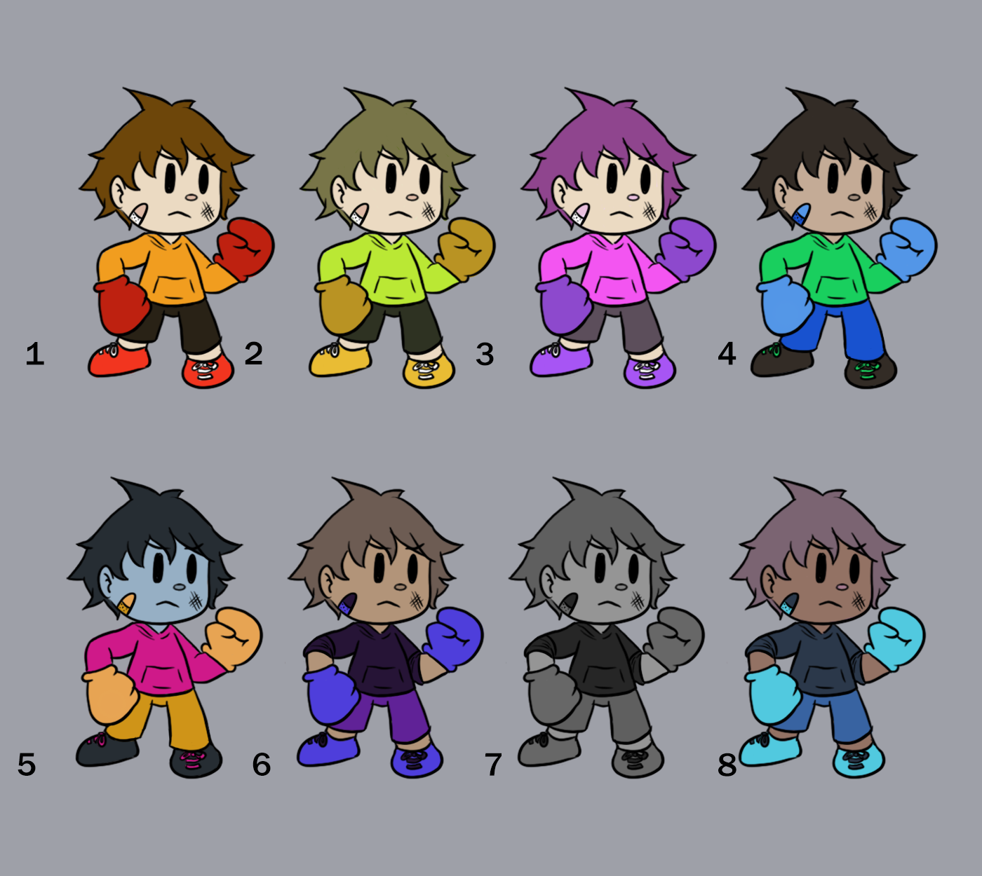 Steph's Indefinite Journey: Character Design Iterations: Narrowing It Down