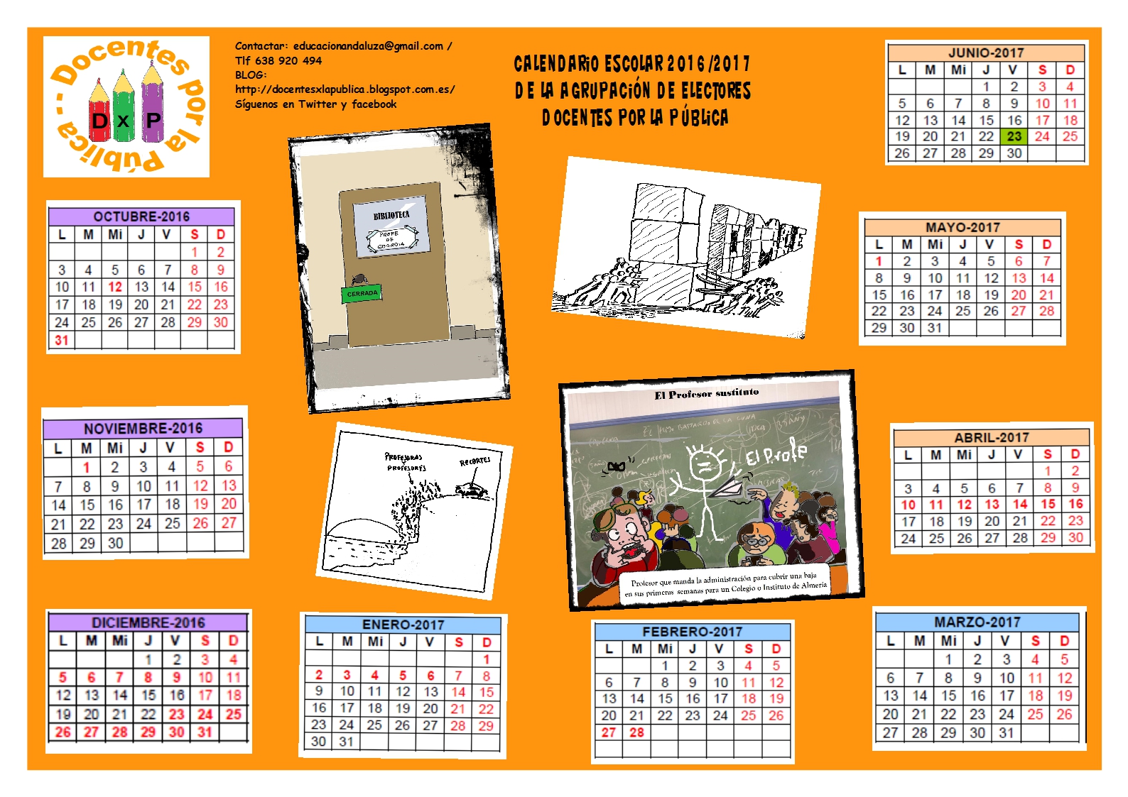 Docentes x la Pública: Almanaque