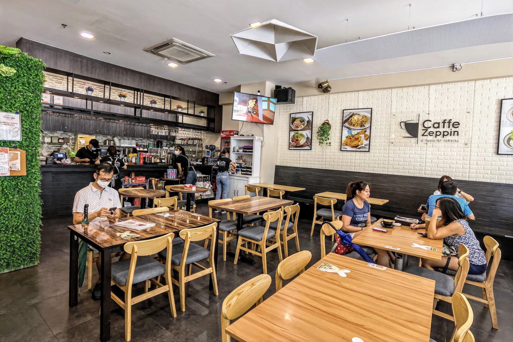 Caffe Zeppin @ Midview City 🍳 The sambal fried rice & half fried ...