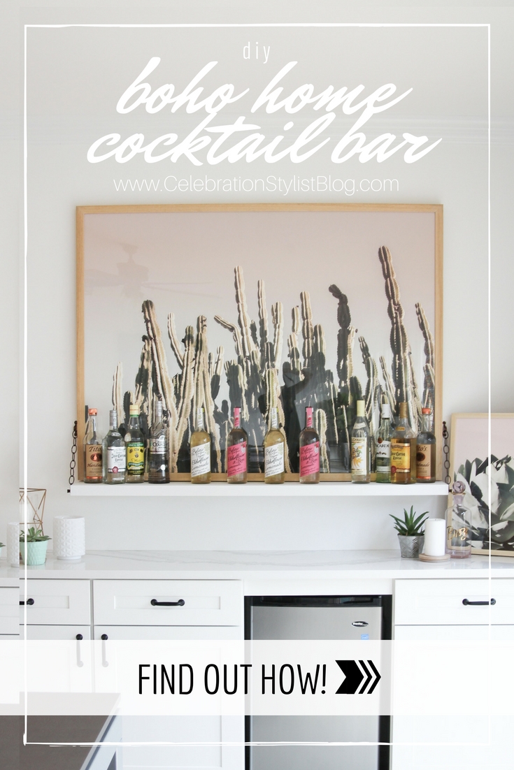Easy Boho Home Cocktail Bar | Celebration Stylist | Popular Party ...