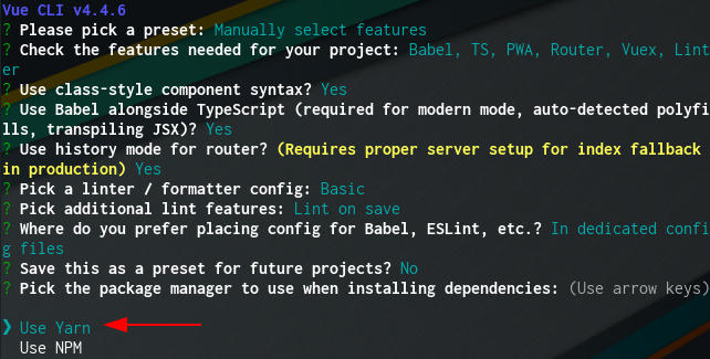 Instalación Vue con Typescript - DevNote
