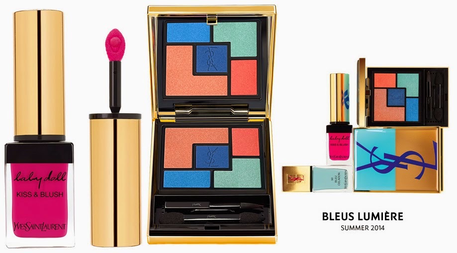 Fashion Portfolio: Los tonos azules invaden el maquillaje de YSL