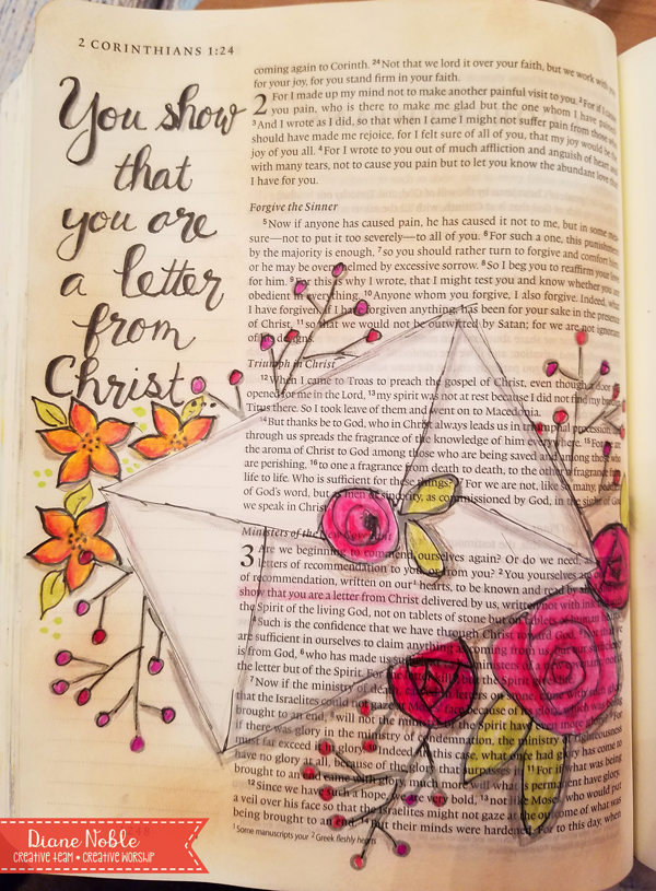 Daydream Designs by Diane: You Are a Letter from Christ