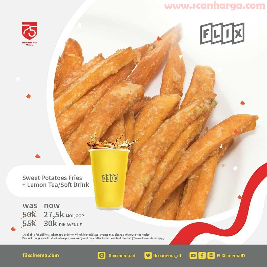Promo Flix Cinema Merdeka Special Diskon 45% Untuk 8 Menu Makanan dan ...