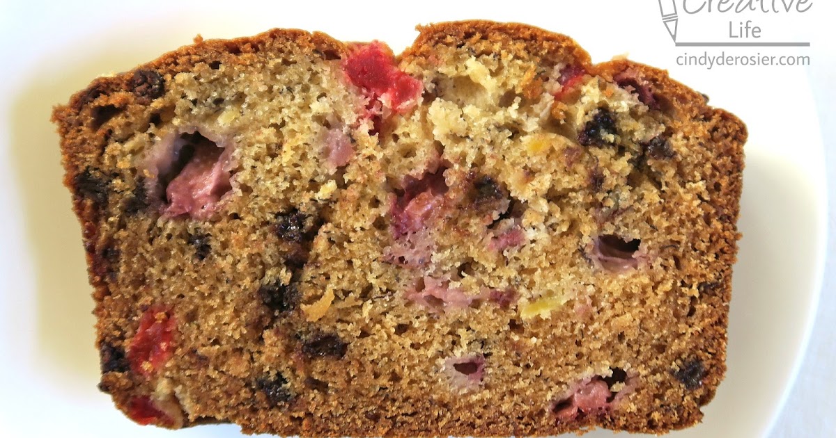Cindy deRosier: My Creative Life: Banana Split Bread