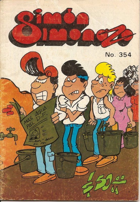 Mexico Comic Sonrisas: Simón Simonazo (351 al 355)