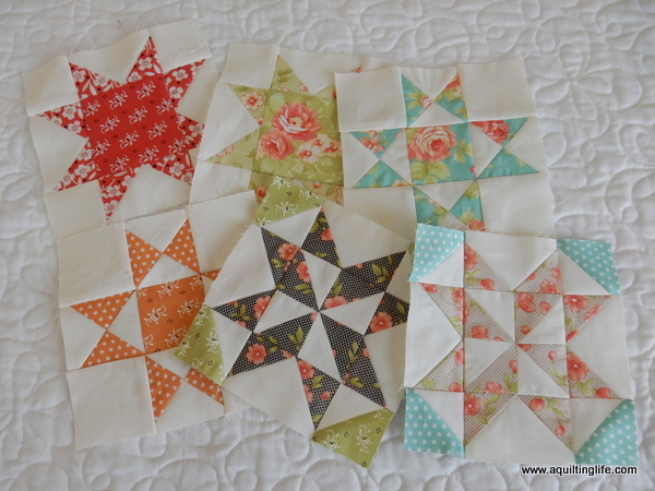Summer Sampler Quilt: Star Puzzle Block - A Quilting Life