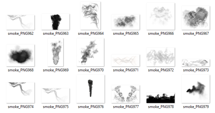 Asap PNG for Photoshop