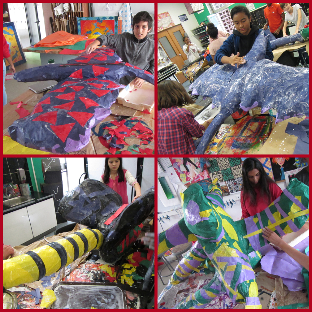 The Visual Arts Studio: Collaborative Sculpture Project