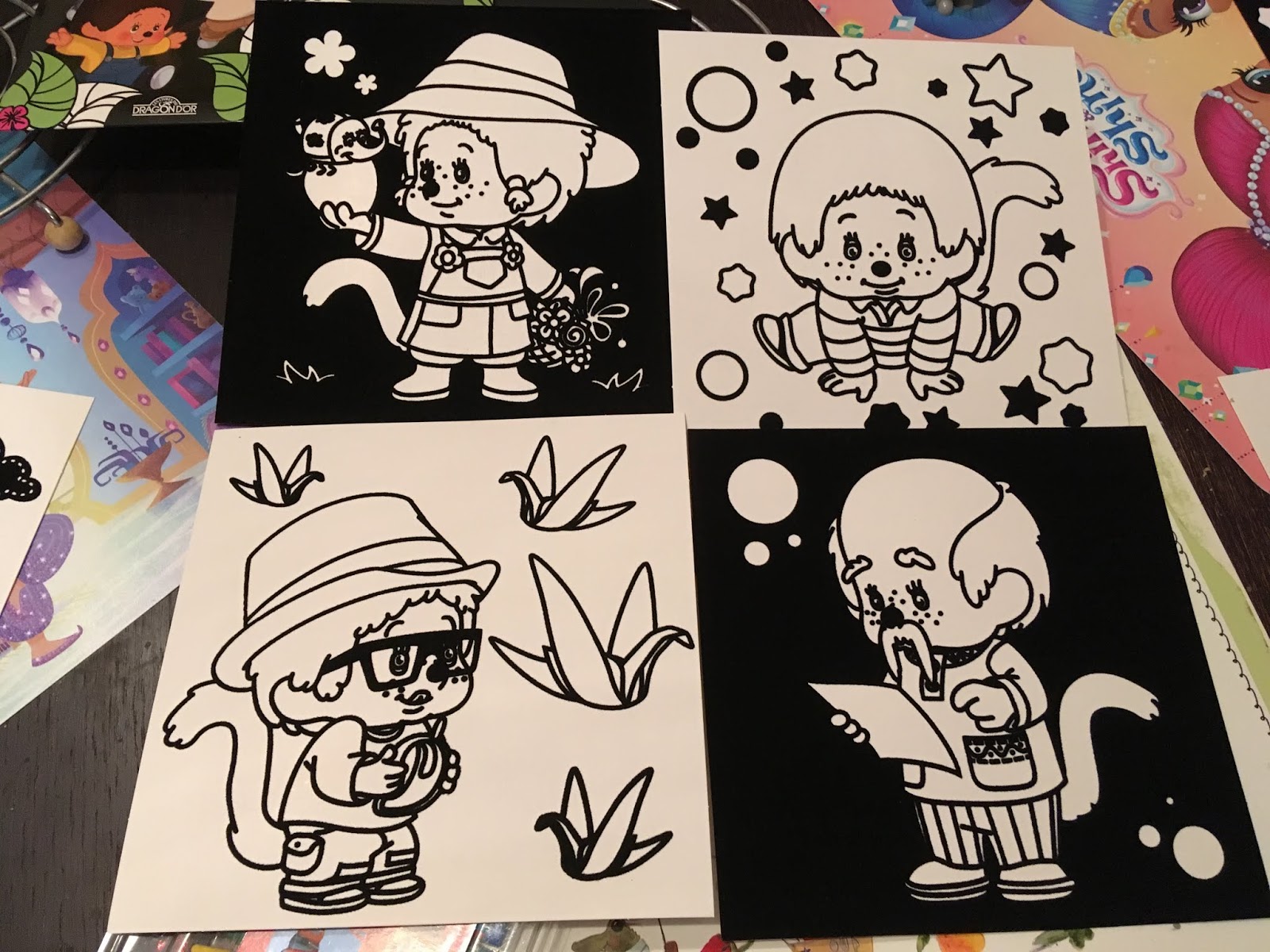 Anaïs et sa petite vie...: Instant créatif #30 : Coloriages velours ...