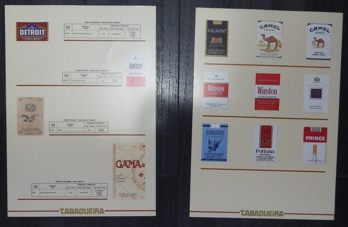 Marcas de Tabaco - Colecionismo: Catálogo de Produto - Product ...