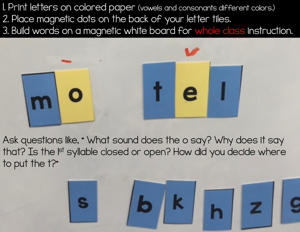 Teaching Two Syllable Words | Sarah's First Grade Snippets | Bloglovin’