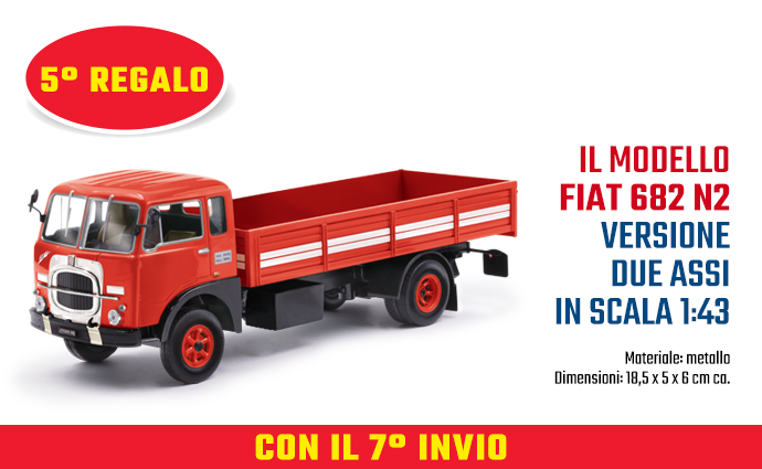 GRANDI E PICCOLE AUTO: Da Hachette il Fiat 682 N2 in scala 1:14 in edicola