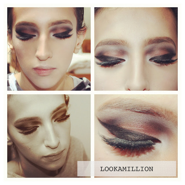 LOOKAMILLION : Exaggerated cat eye makeup: Catwalk inspired
