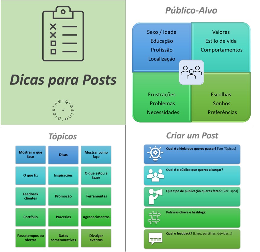 Dicas para Posts