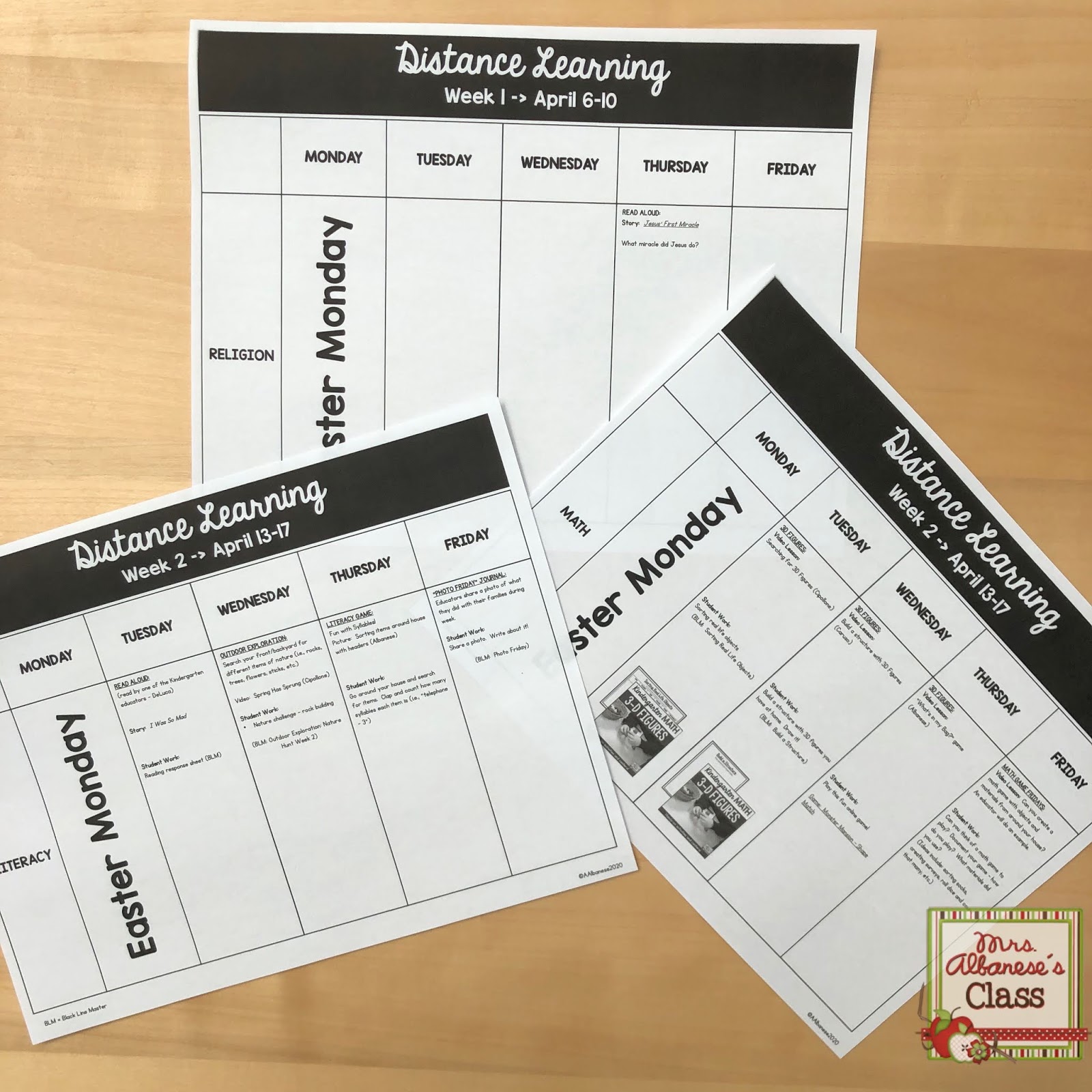 Distance Learning in Kindergarten {as best as possible!} | Mrs ...