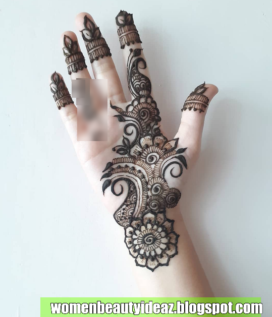 Stylish Arabic Mahandi Designs