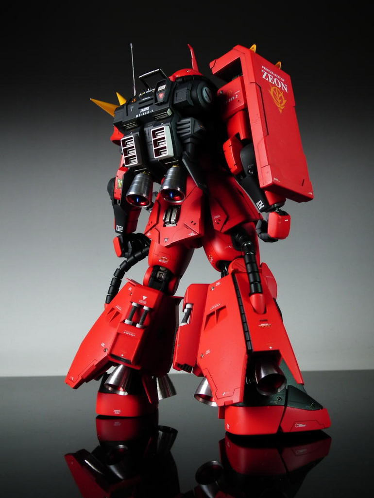 GUNDAM GUY: MG 1/100 06R-2 Zaku II Johnny Ridden Custom - Customized Build