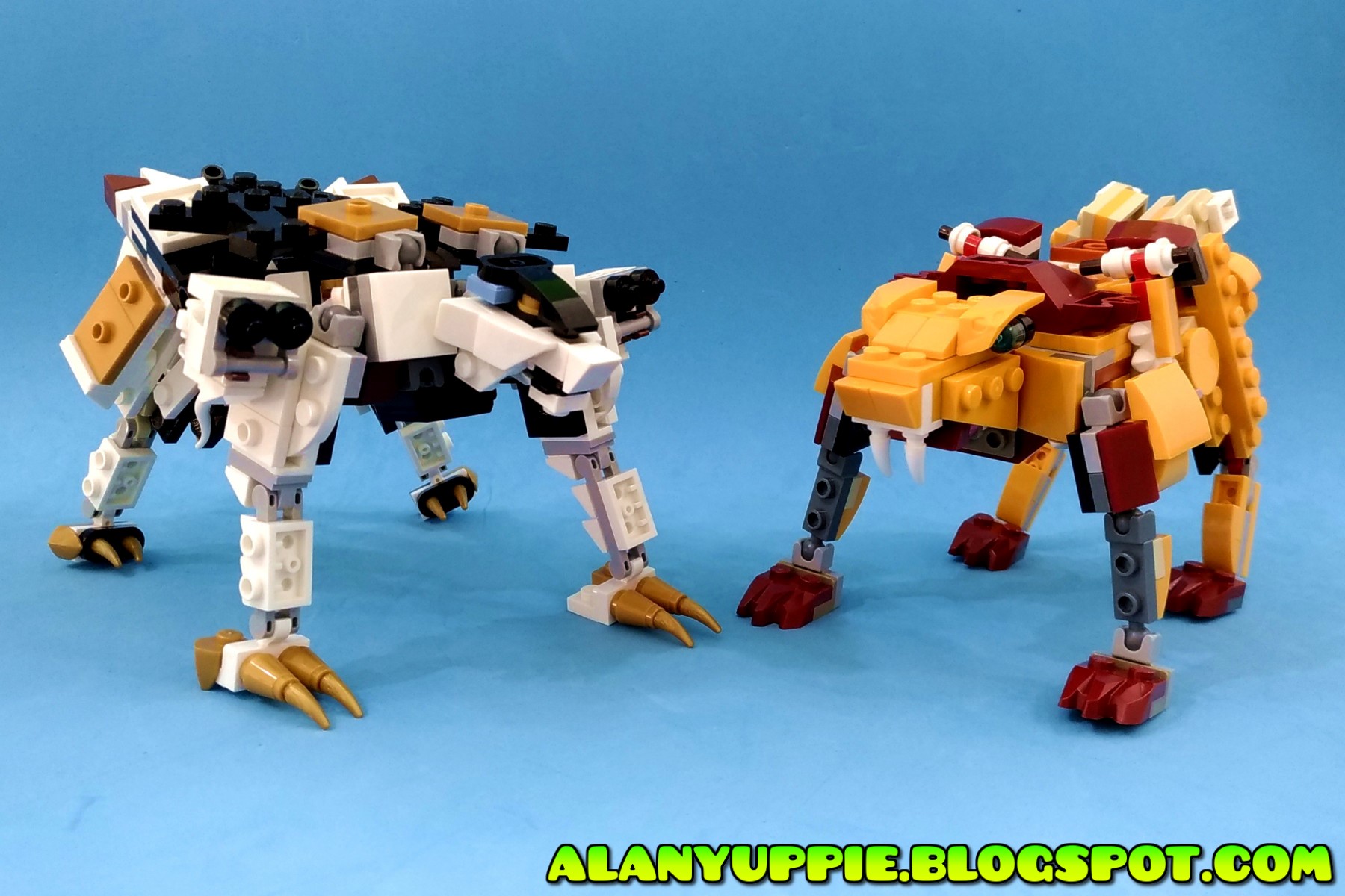 Alanyuppie's LEGO Transformers: Video Tutorial: Transformer White Lion ...