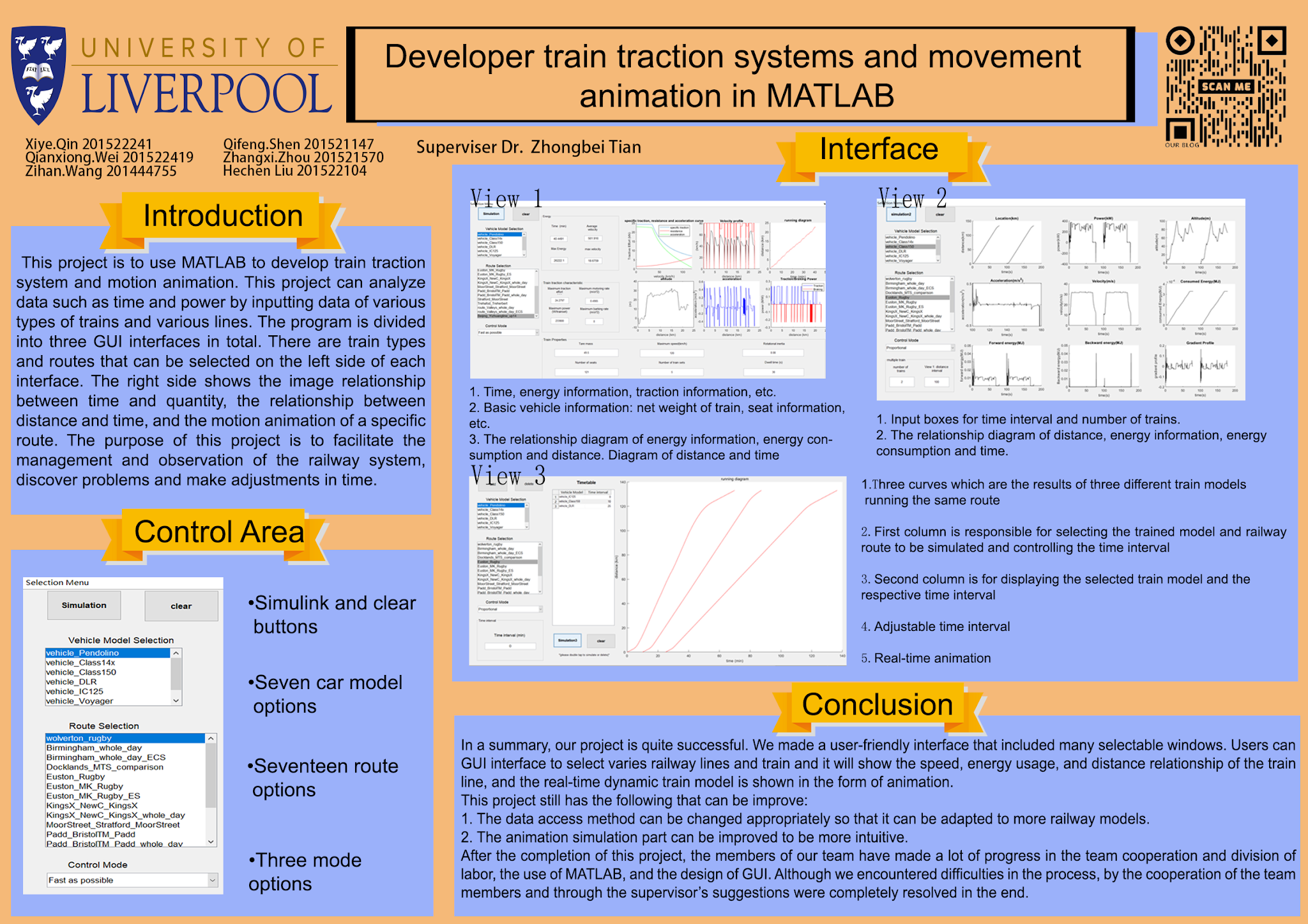 Develop train traction systems and movement animation in MATLAB